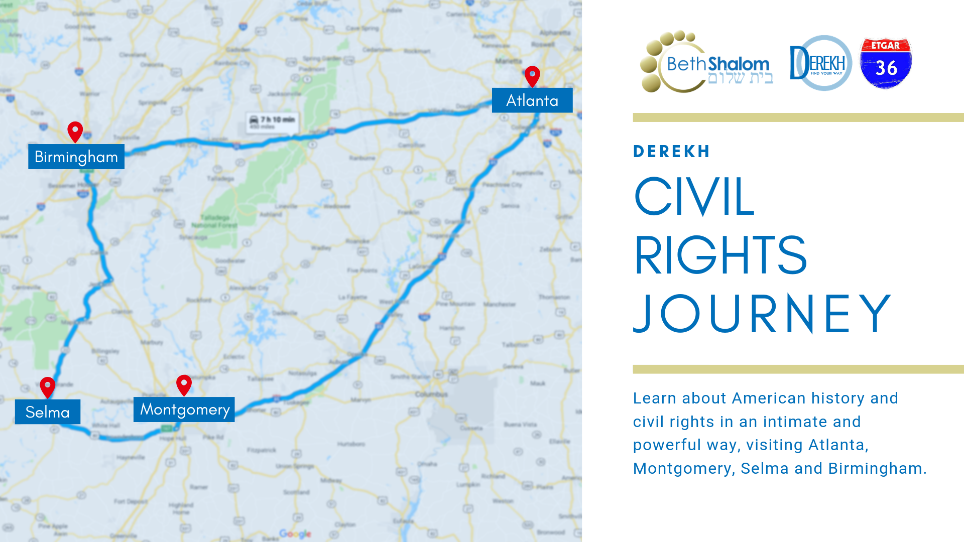 Civil Rights Journey Cover - Beth Shalom