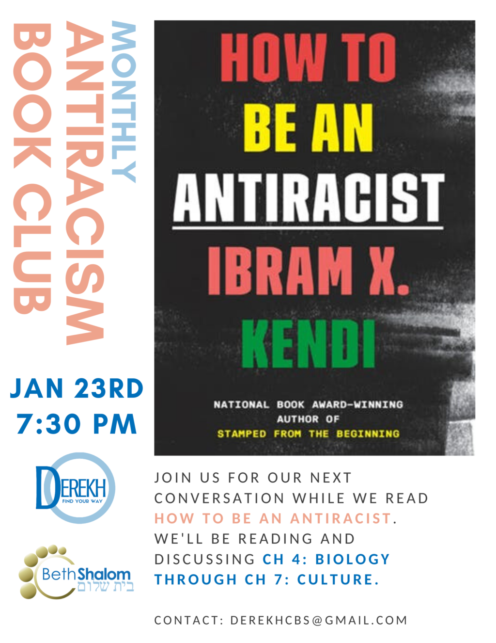 AntiRacism Book Club - Beth Shalom